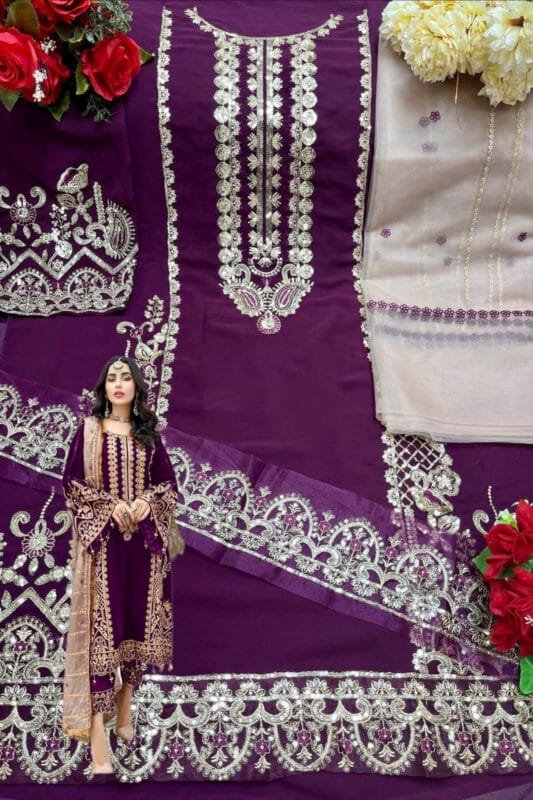 Georgette Pakistani Suits - SareesWala.com