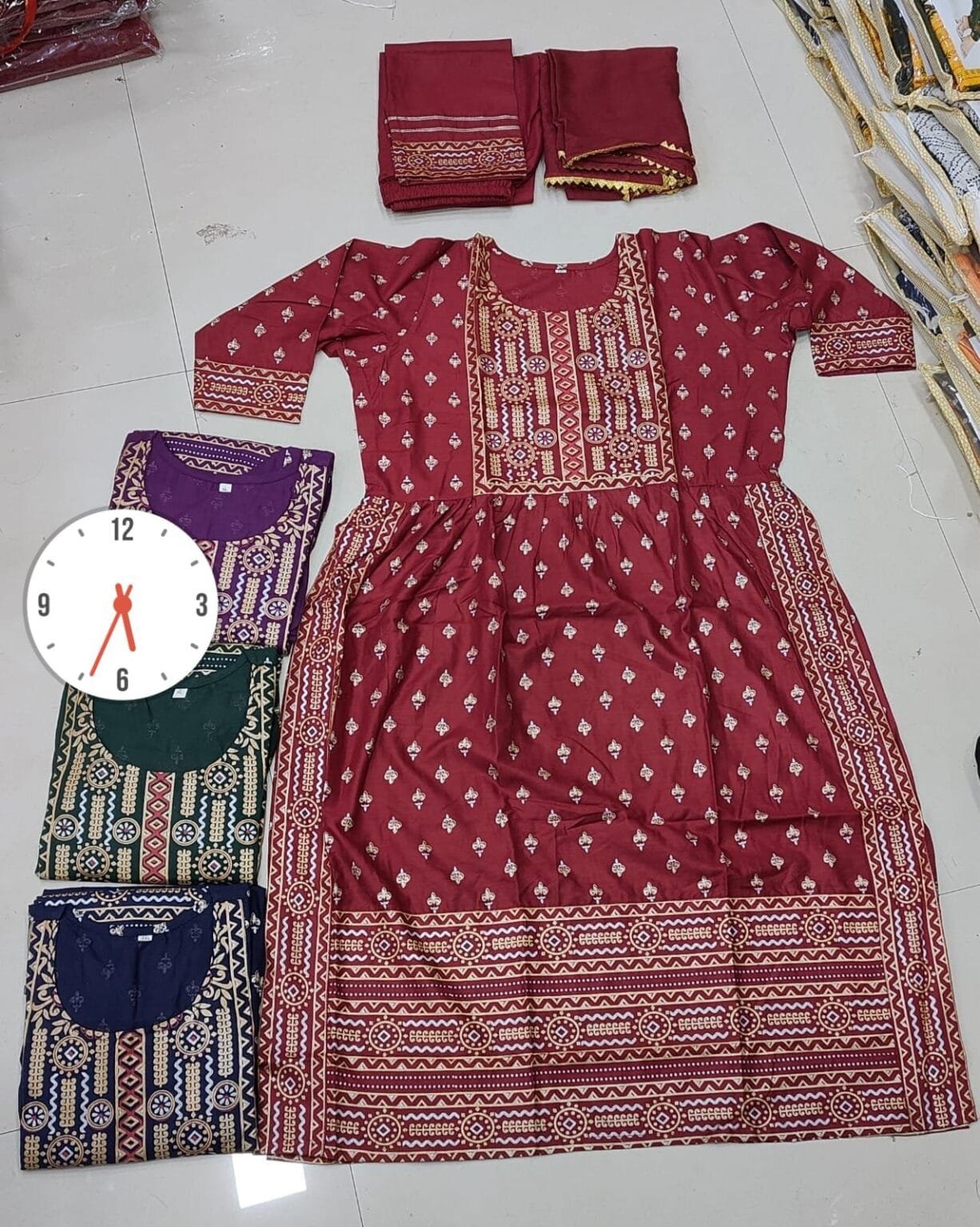 Affordable Alia Cut Dresses Kurtis - SareesWala.com