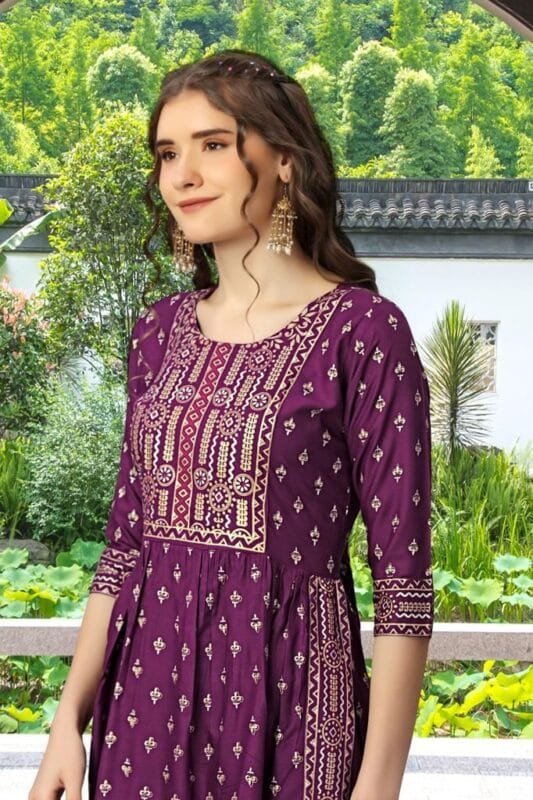 Alia Cut Maxi Dresses Kurtis - SareesWala.com