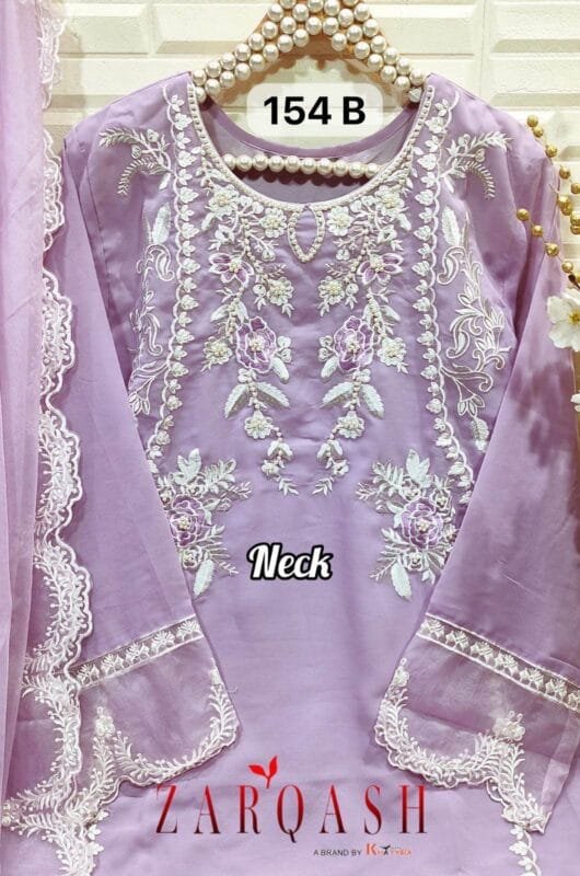 Light Megenta Colour READYMADE COLLECTION - SareesWala.com