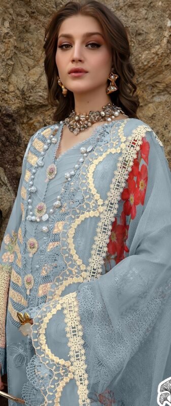 Grey Pakistani Suits Dress: Timeless Elegance Redefined