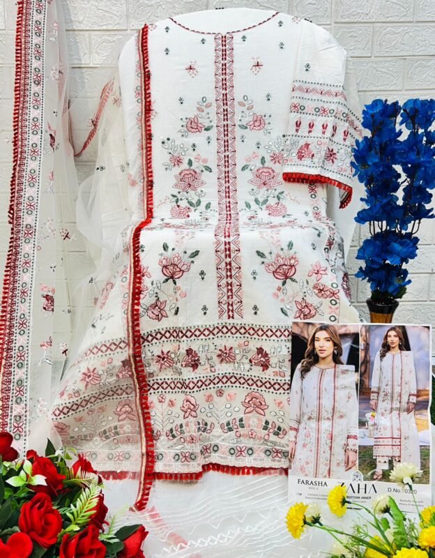 Elegant White Color Pakistani Suits Dress - Timeless Beauty Redefi