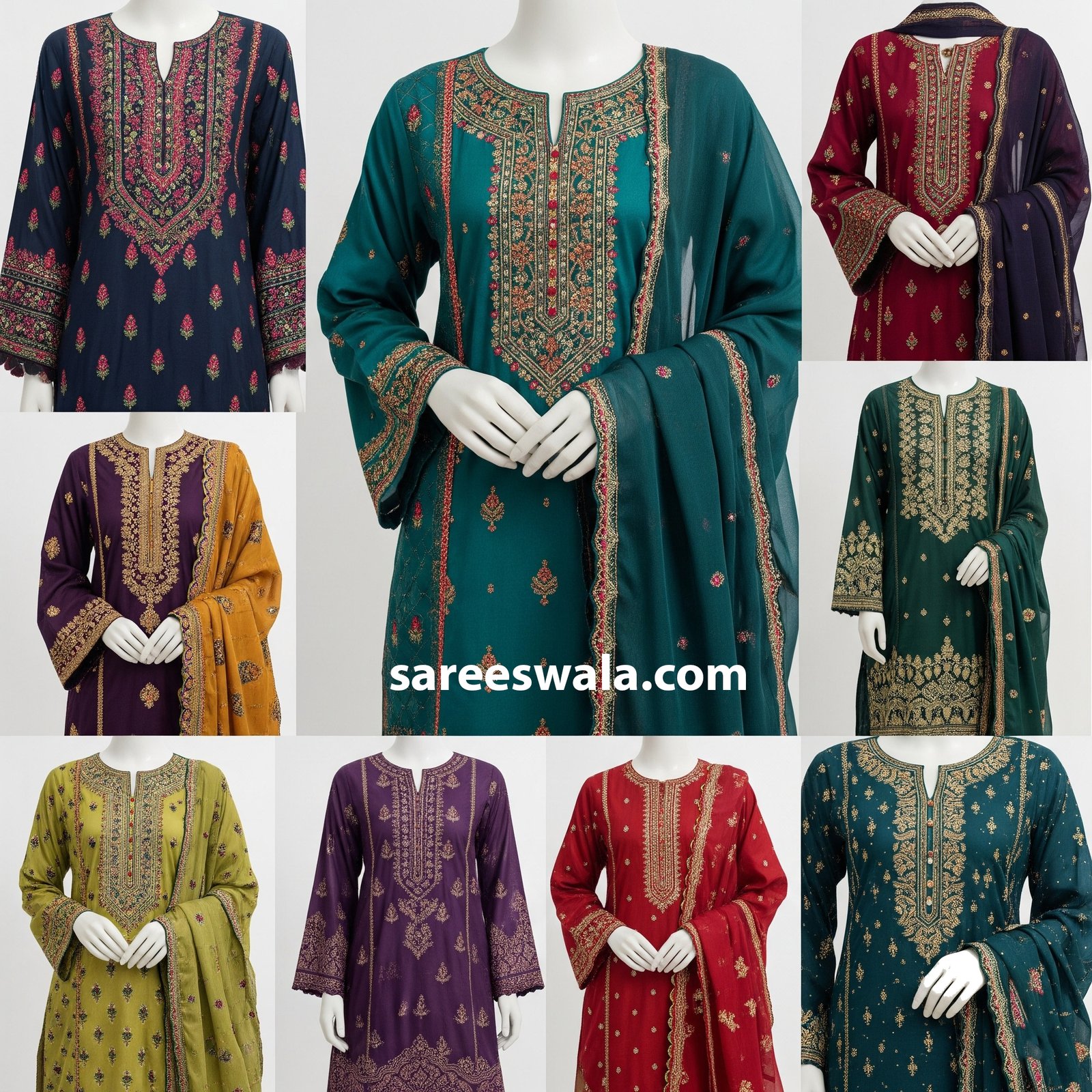 Pakistani Suits Wholesalers - Visit: SareesWala.com