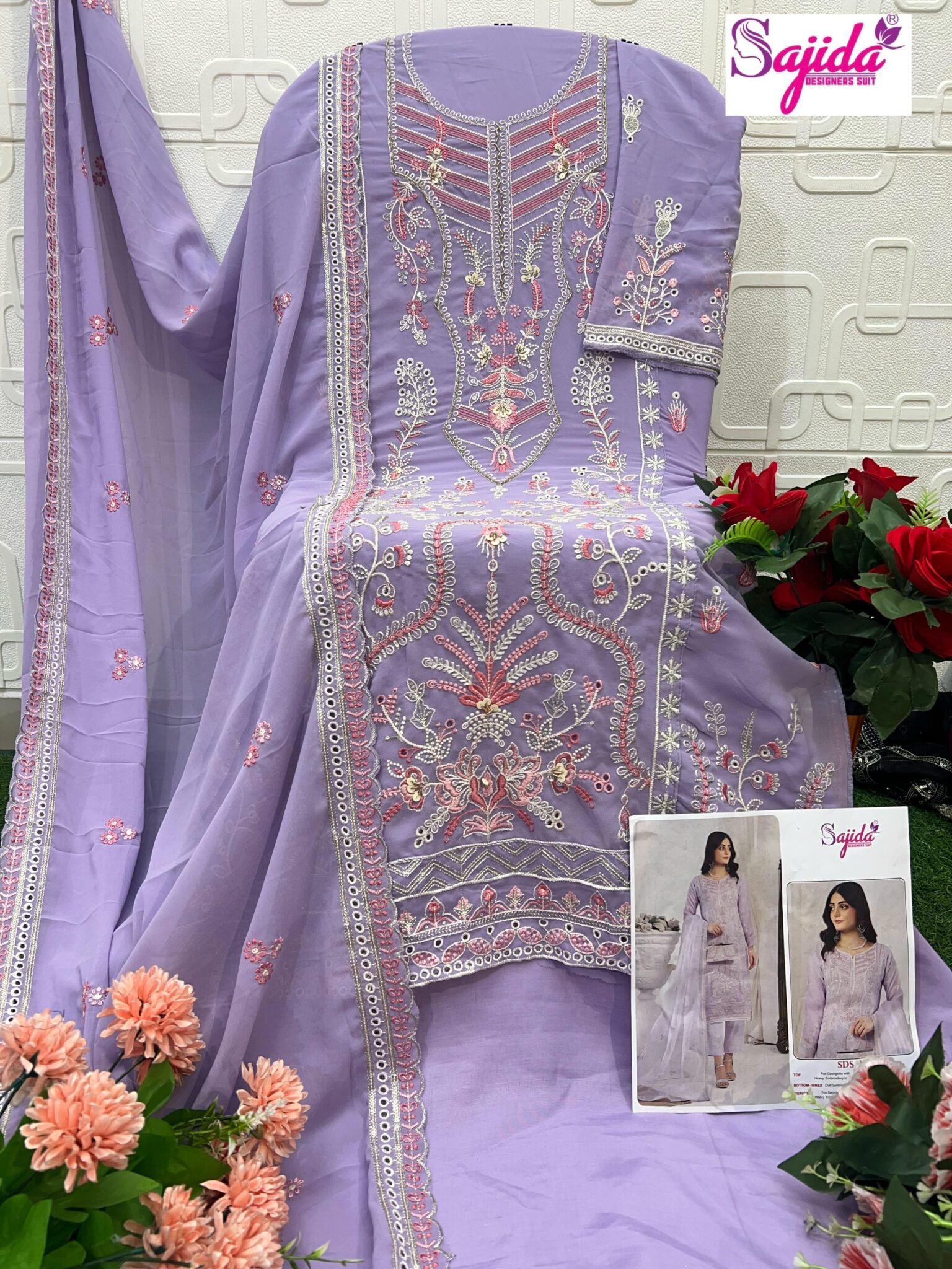 Pakistani Lawn Suit Wholesale UK – Premium Summer 2025 - SareesWala.com